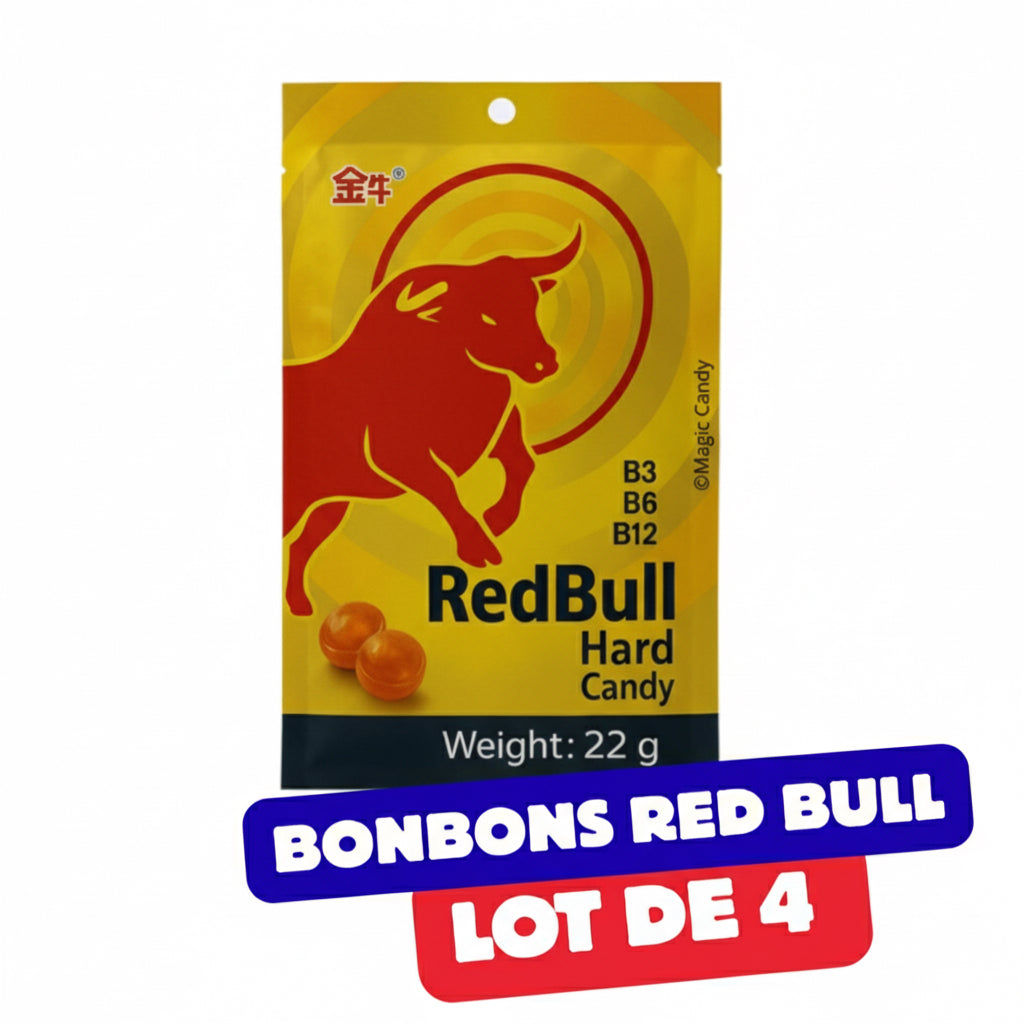 Bonbons Red Bull Hard Candy Lot de 4 – Magic Candy