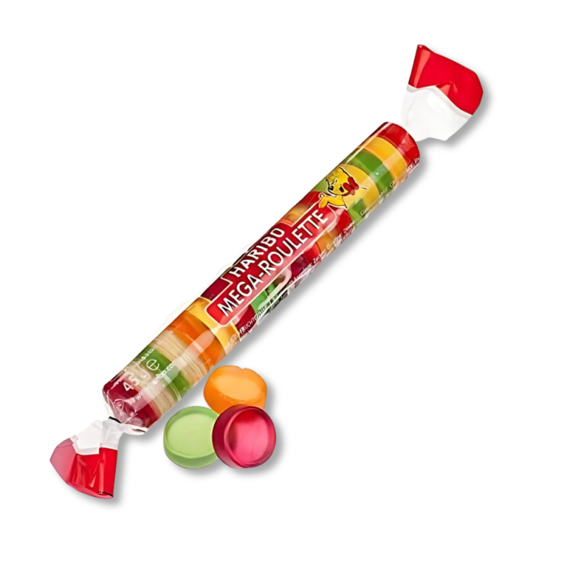 Méga roulette fruit HARIBO 45g – Magic Candy